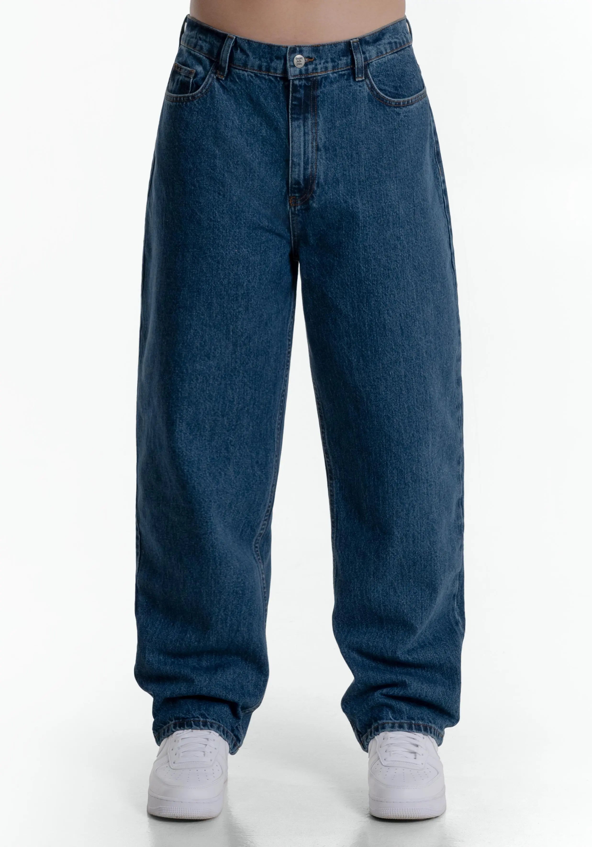 Baggy Denim - Blue Stone Washed – Straight Outta Cotton